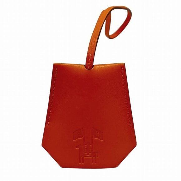 Hermes | Accessories | Hermes Orange Keyring | Poshmark